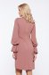 LaDonna rosa office elegant dress with ruffled sleeves